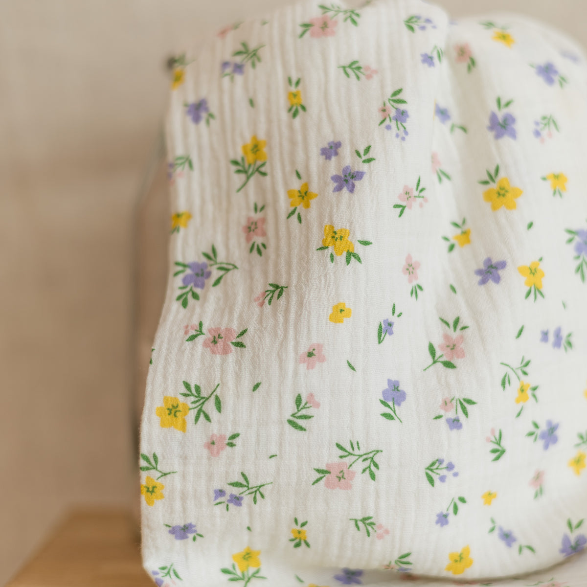 Muslin / Spring colorful flowers – mylittlefabricshop