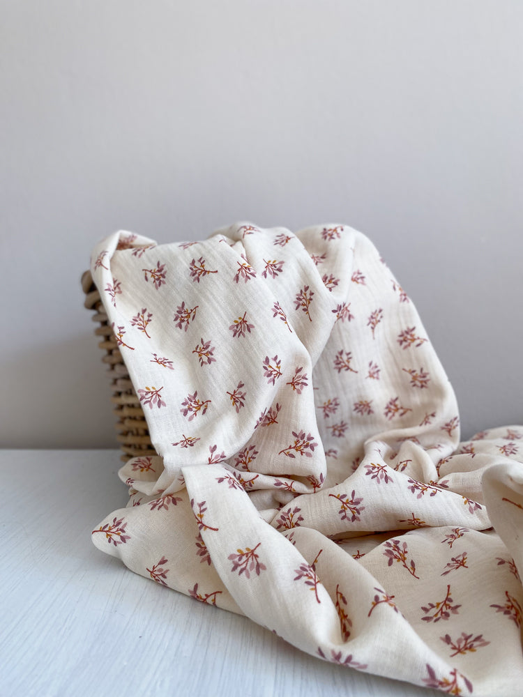 Cotton muslin / floral blush – mylittlefabricshop