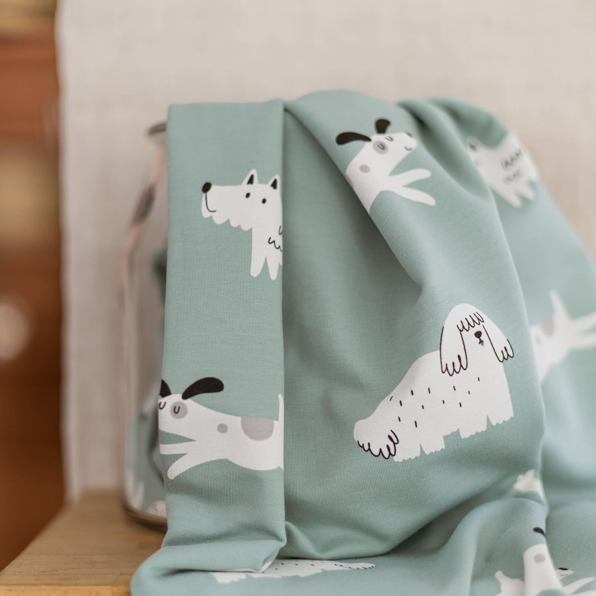 Cotton french terry / Dogs – mylittlefabricshop