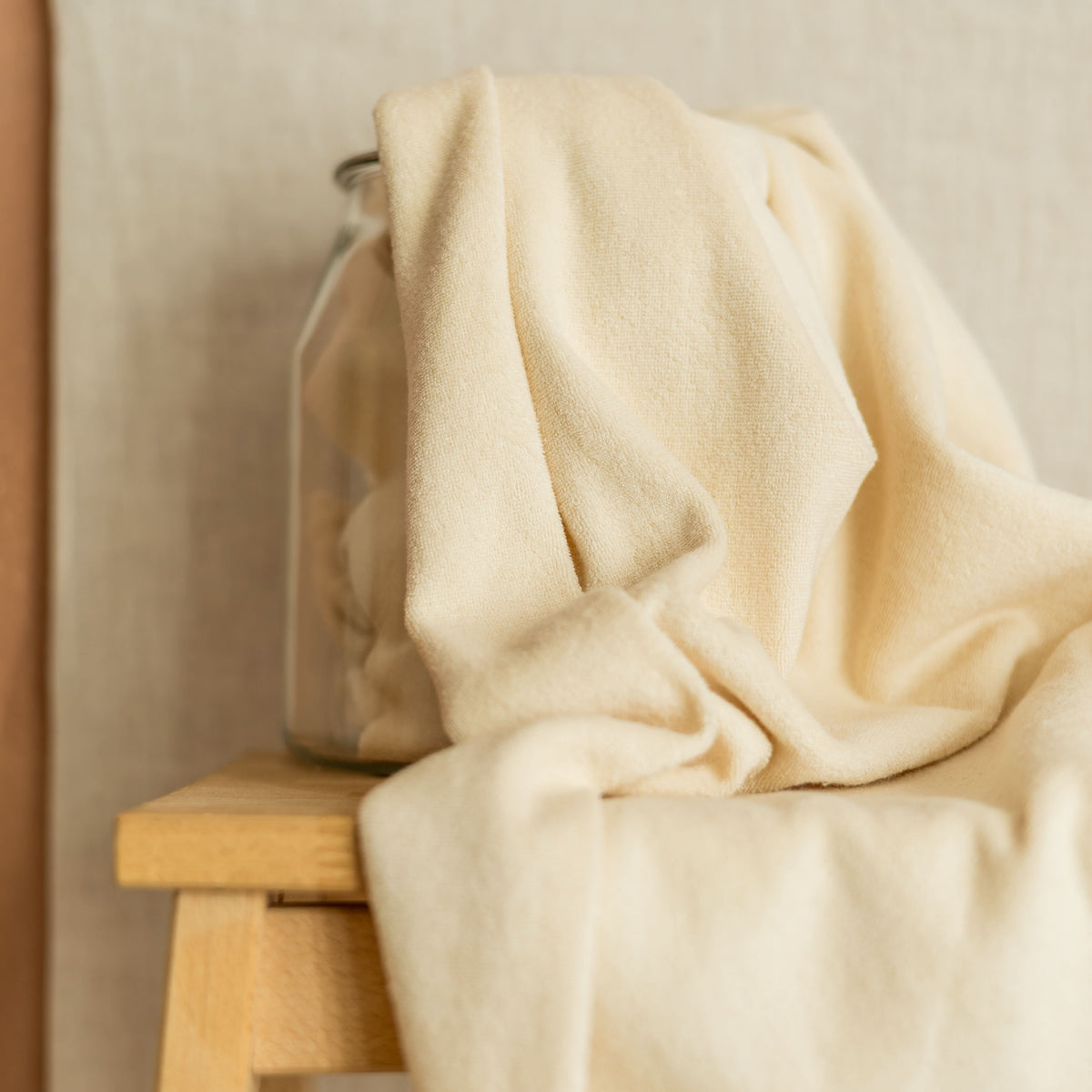 Stretch Terry / Milk – mylittlefabricshop