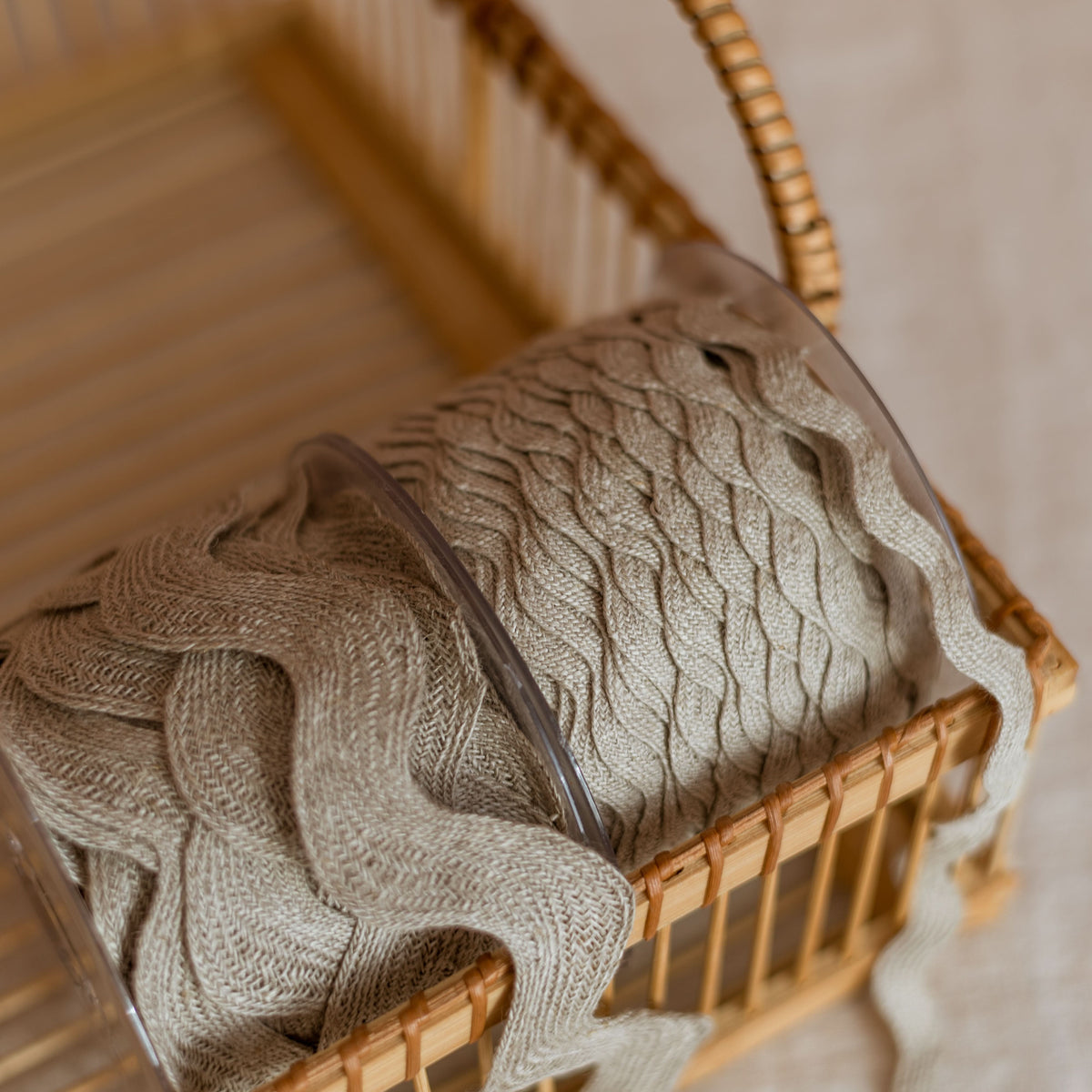 Linen ric-rac ribbon – mylittlefabricshop