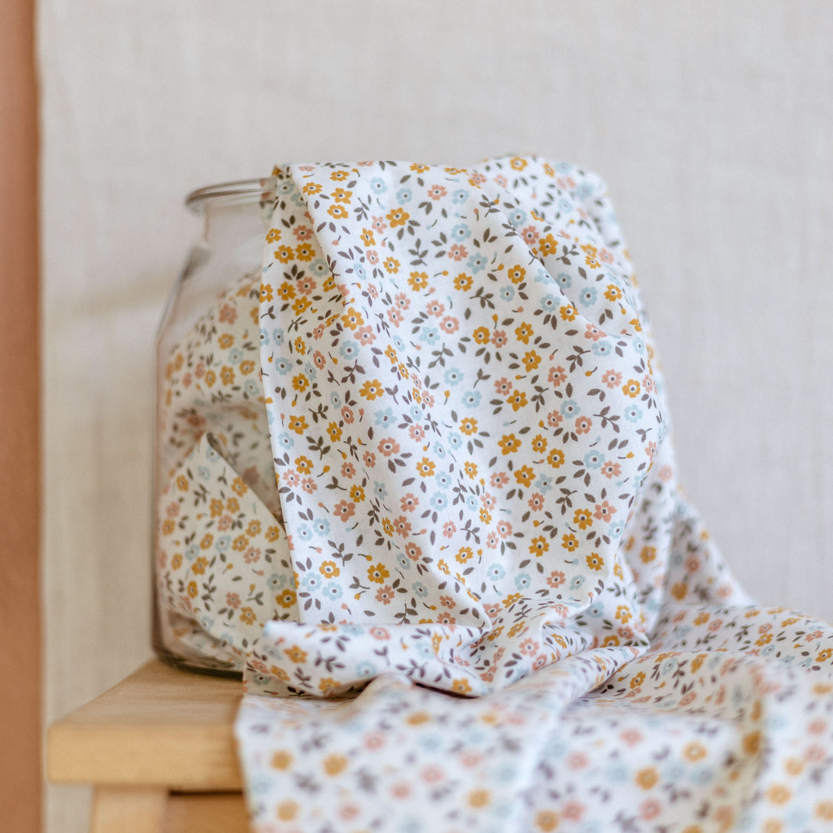 Cotton Poplin / Colorful Summer Flowers – mylittlefabricshop
